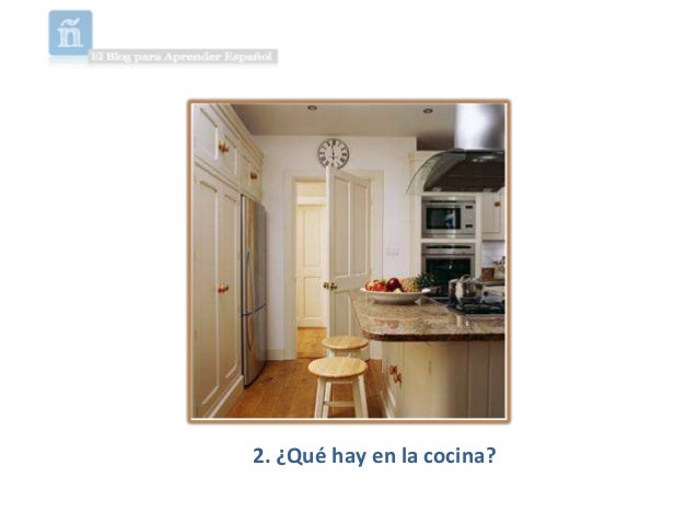 Vocabulary in the kitchen Spanish - Vocabulario "En la cocina" ELE