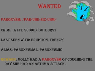 Vocabulary Project | PPT