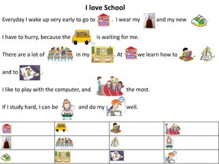 Vocablary - Around the school | PPTX | Education