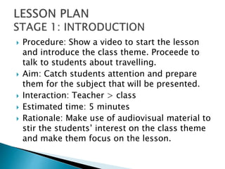 Vocabulary travel | PPTX