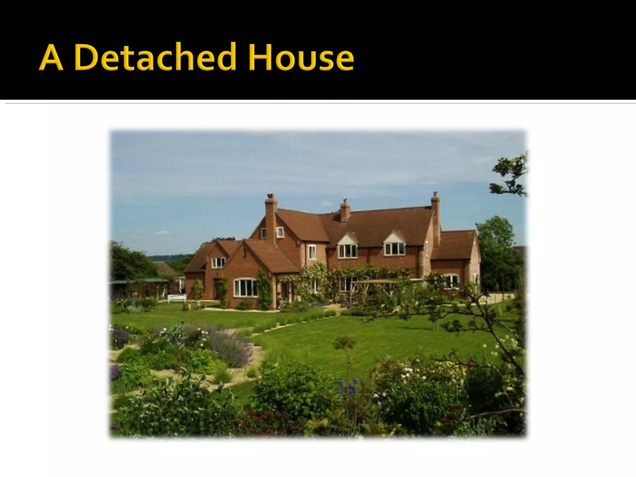 Vocabulary types of houses | PPT