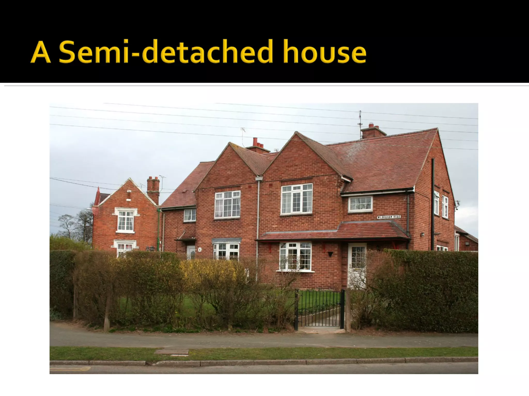 Vocabulary types of houses | PPT