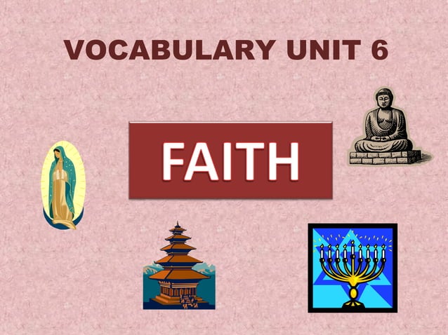 Vocabulary Unit 6 | PPT