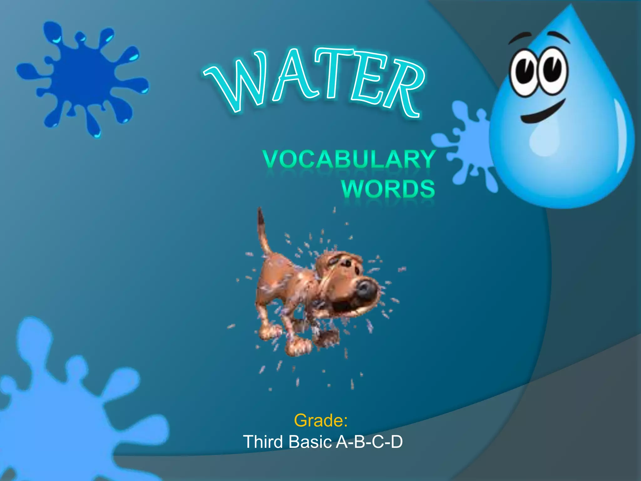 Vocabulary "Water" | PPTX