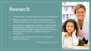 Word Wisdom: Tips for Every Teacher to Improve Vocabulary Instruction | PDF
