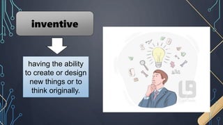 Vocabulary primary 5 - Characters (personality).pptx