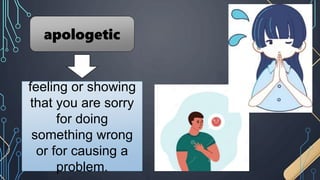 Vocabulary primary 5 - Characters (personality).pptx