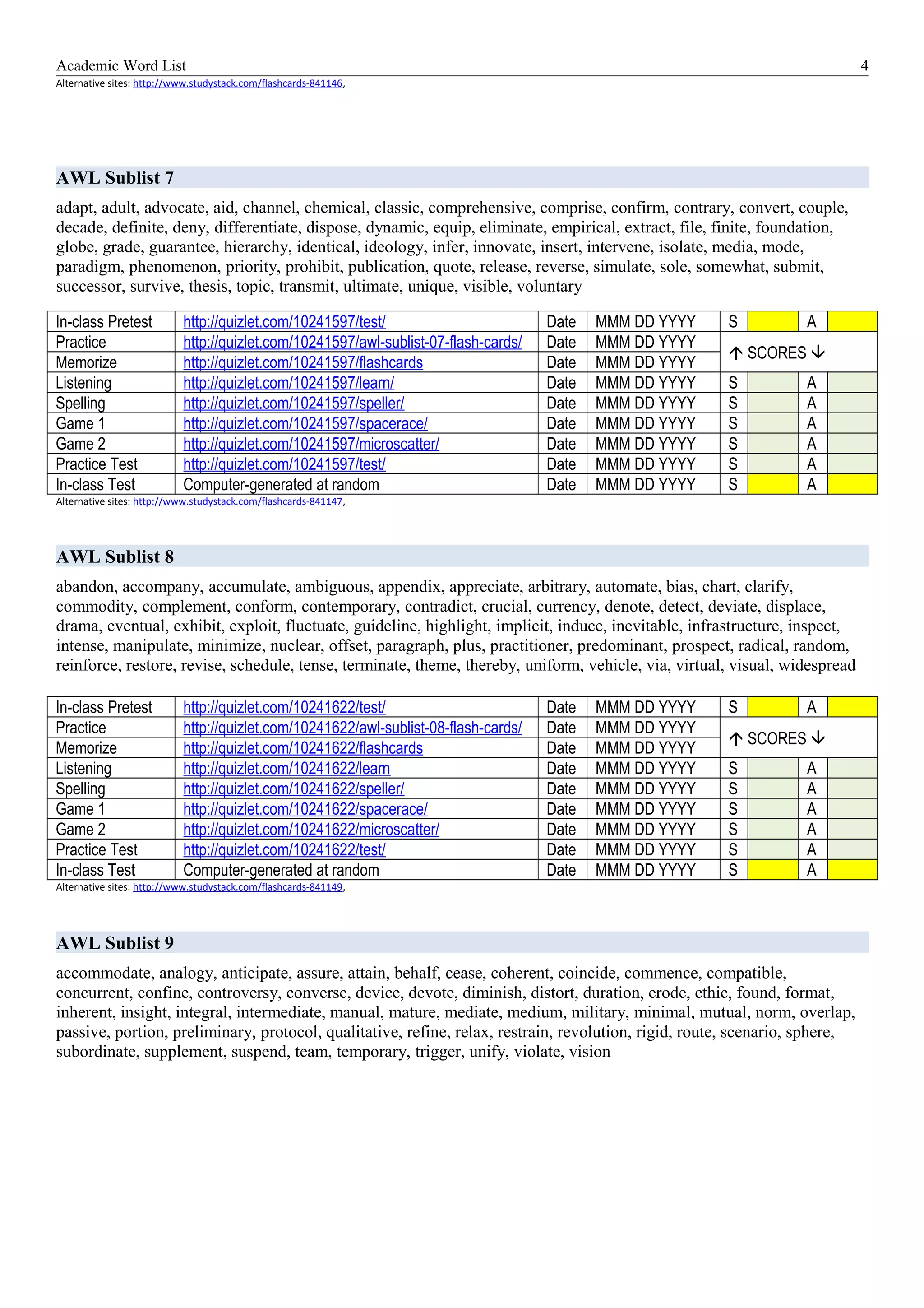 Vocabulary Acquisition Worksheet 1 (v2) | DOC