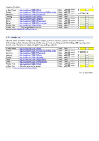 Vocabulary Acquisition Worksheet 1 (v2) | DOC