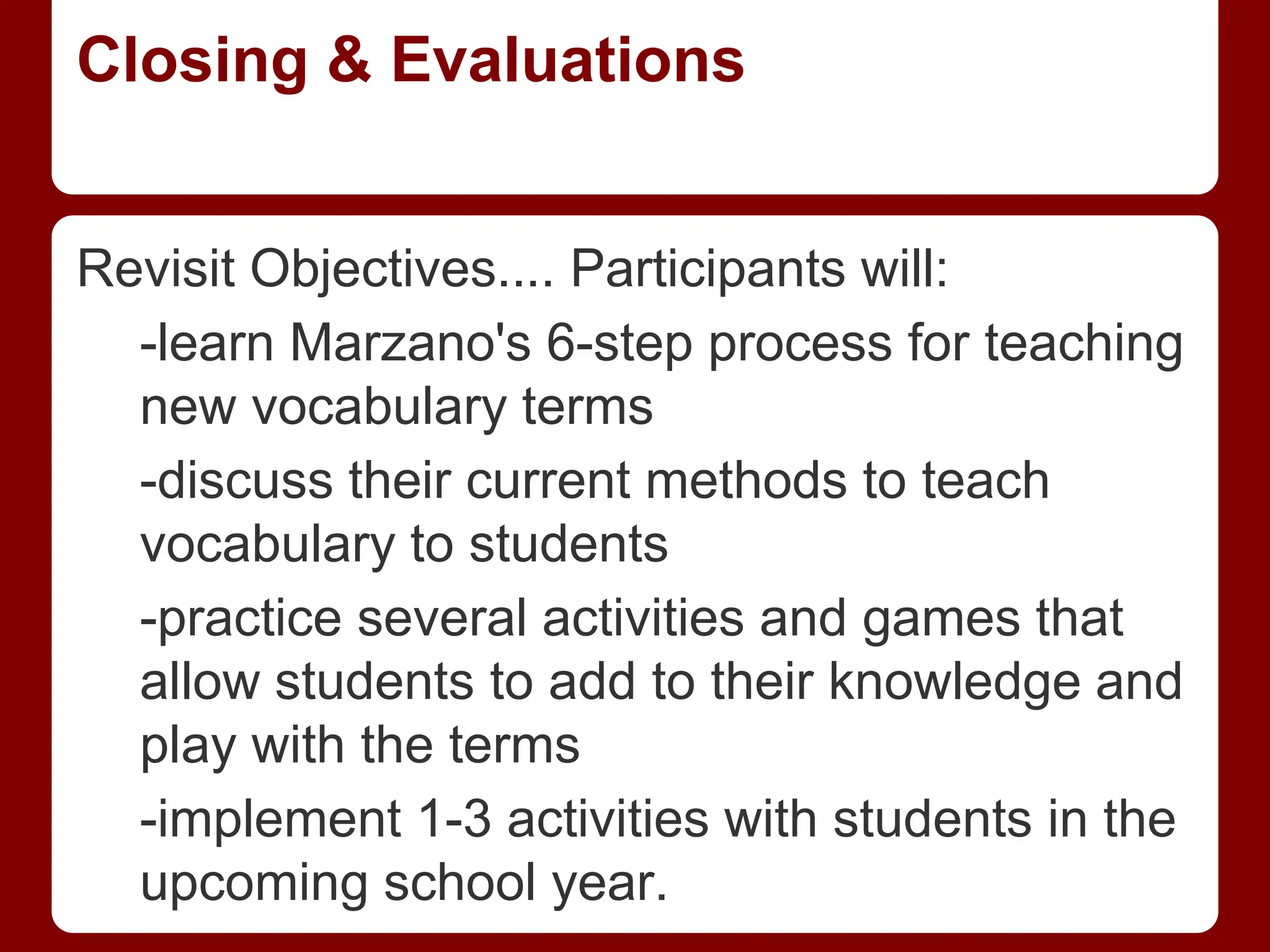 Vocabulary Activities and Games.ppt