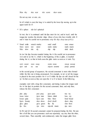 Idiom and Consonant Sequences | DOCX | Ear, Nose and Throat Conditions ...