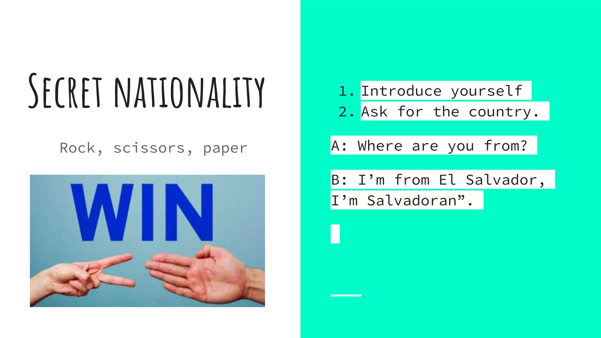 Vocabulary ask questions nationalities | PPTX
