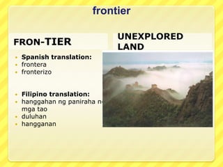 Vocabulary Boss Of The Plains | PPSX