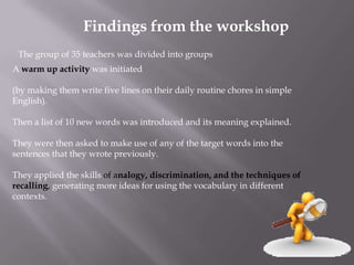 Vocabulary building | PPTX