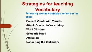 Vocabulary building | PPT