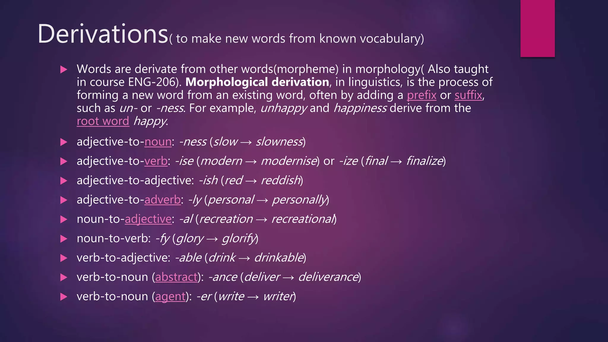 Vocabulary building | PPTX