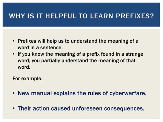 Vocabulary building: Sufixes and Prefixes | PDF