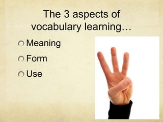 Vocabulary building strategies | PPTX