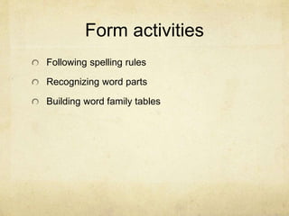 Vocabulary building strategies | PPTX