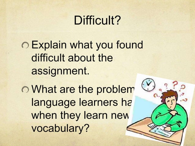 Vocabulary building strategies | PPTX