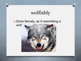 Outsiders chapter 5 vocabulary slideshare | PPTX