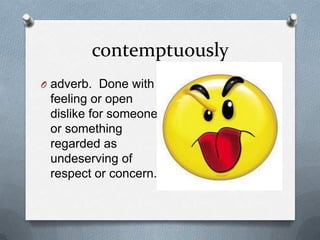 Vocabulary chapter 7 outsiders slideshare | PPTX