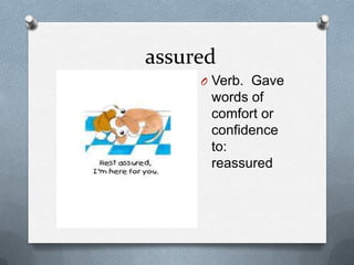 Vocabulary chapter 7 outsiders slideshare | PPTX