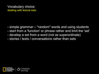 Choosing Vocabulary to teach | PPT