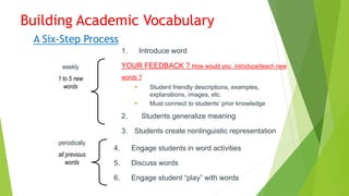 Vocabulary development | PPTX