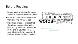 Vocabulary Development tutorial | PPTX