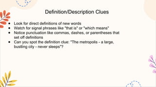 Vocabulary Development Using Context Clues.pptx