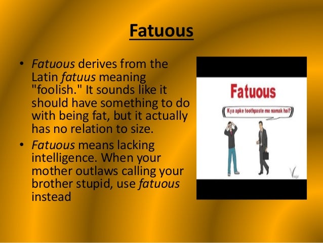 Vocabulary drill: Five words