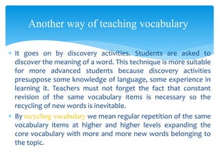Vocabulary | PPTX