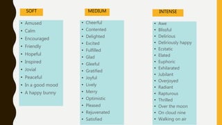 Vocabulary Feelings and Emotions (Teacher Ku) | PPTX