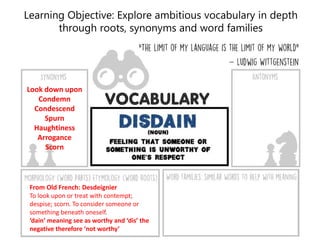 Vocabulary Focus: A Case Study | PPTX