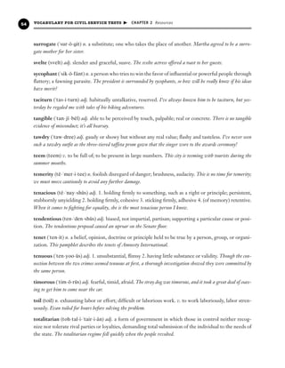 Vocabulary for civil service tests manteshwer | PDF