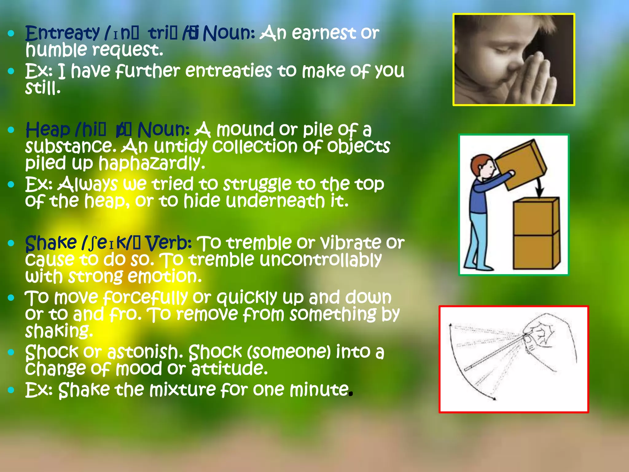 Vocabulary from the metamorphosis | PPT