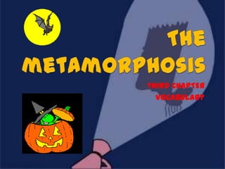 Vocabulary from the metamorphosis | PPTX