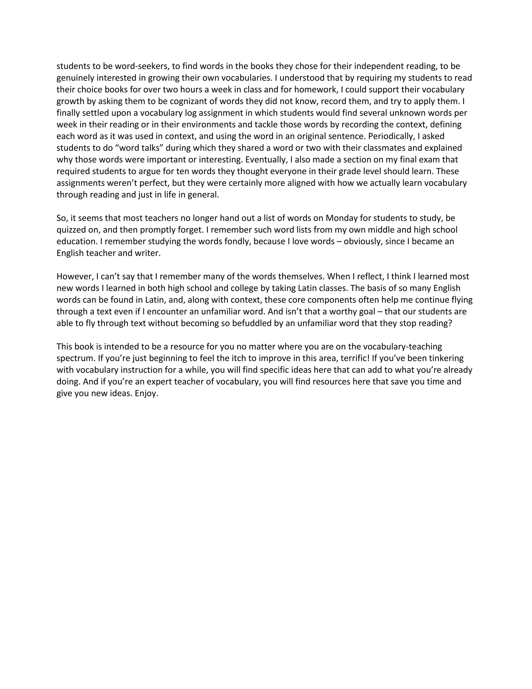 SNAP Vocabulary | PDF