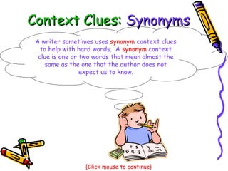 Vocabulary in context | PPT