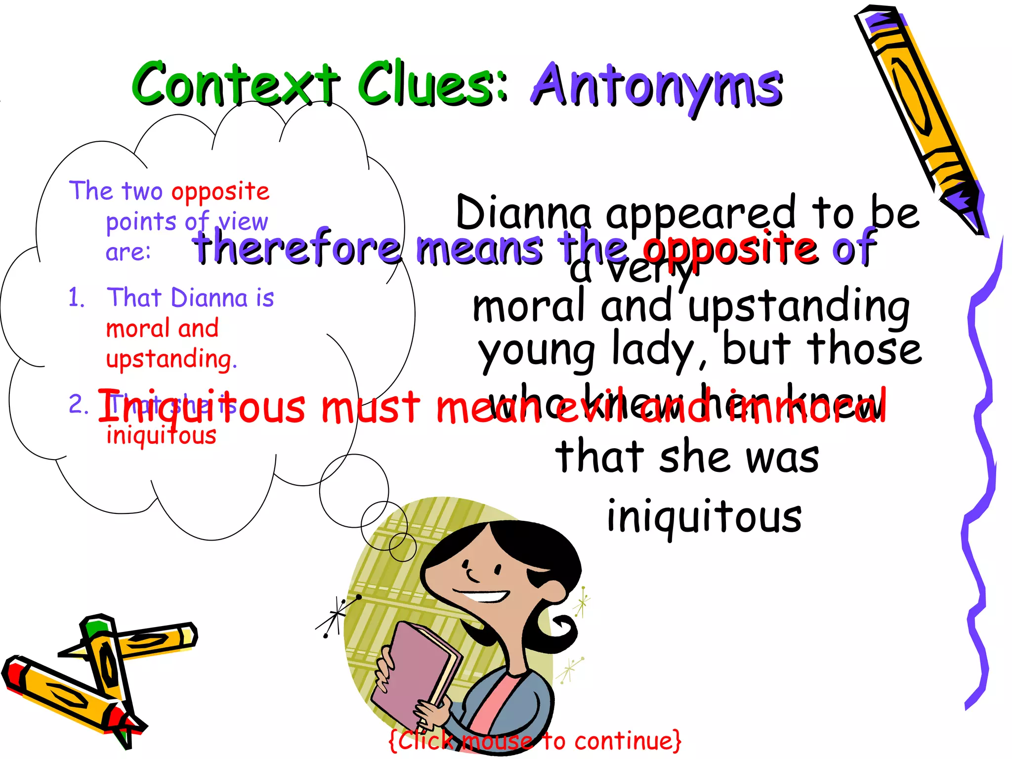 Vocabulary in context | PPT