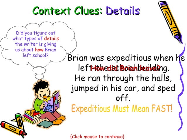 Vocabulary_in_Context.ppt context clues. | PPT