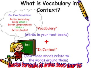 Vocabulary in Context by Professor from University.ppt