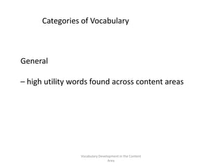 Vocabulary instruction | PPTX