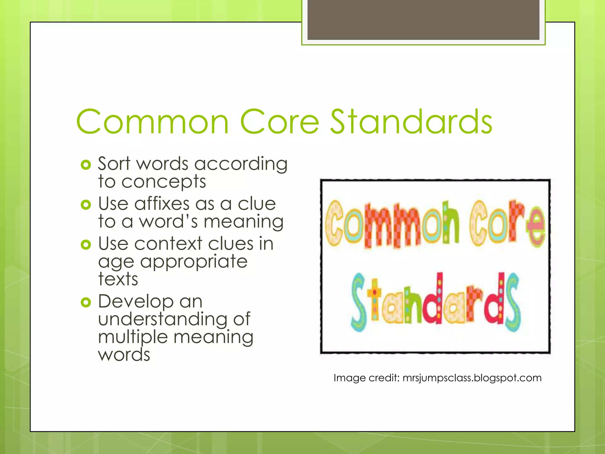 Vocabulary instruction not all words are created equal | PPT