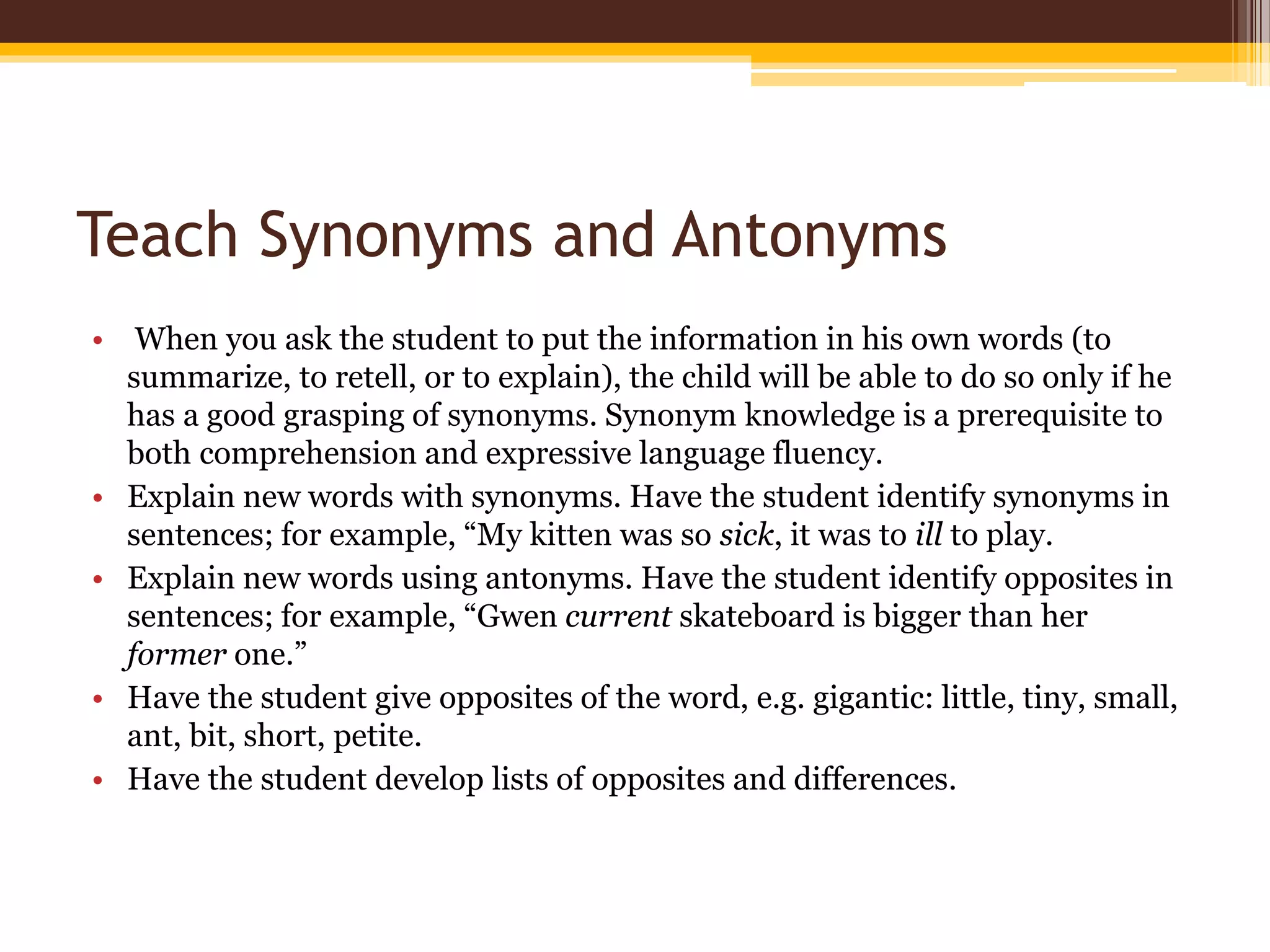 A Teacher and Tutor Guide to Help the Older Student with Limited ...