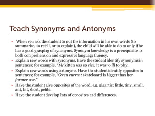 A Teacher and Tutor Guide to Help the Older Student with Limited ...