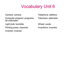 Vocabulary 5th grade Unit 6 Lesson 1 | PPT