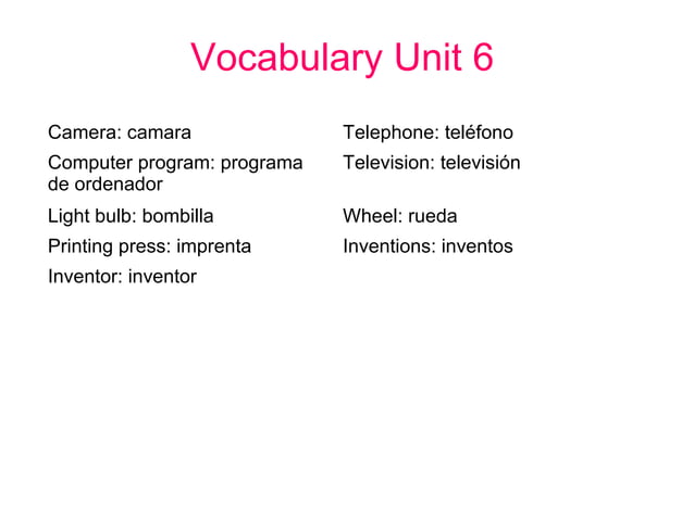 Vocabulary 5th grade Unit 6 Lesson 1 | PPT