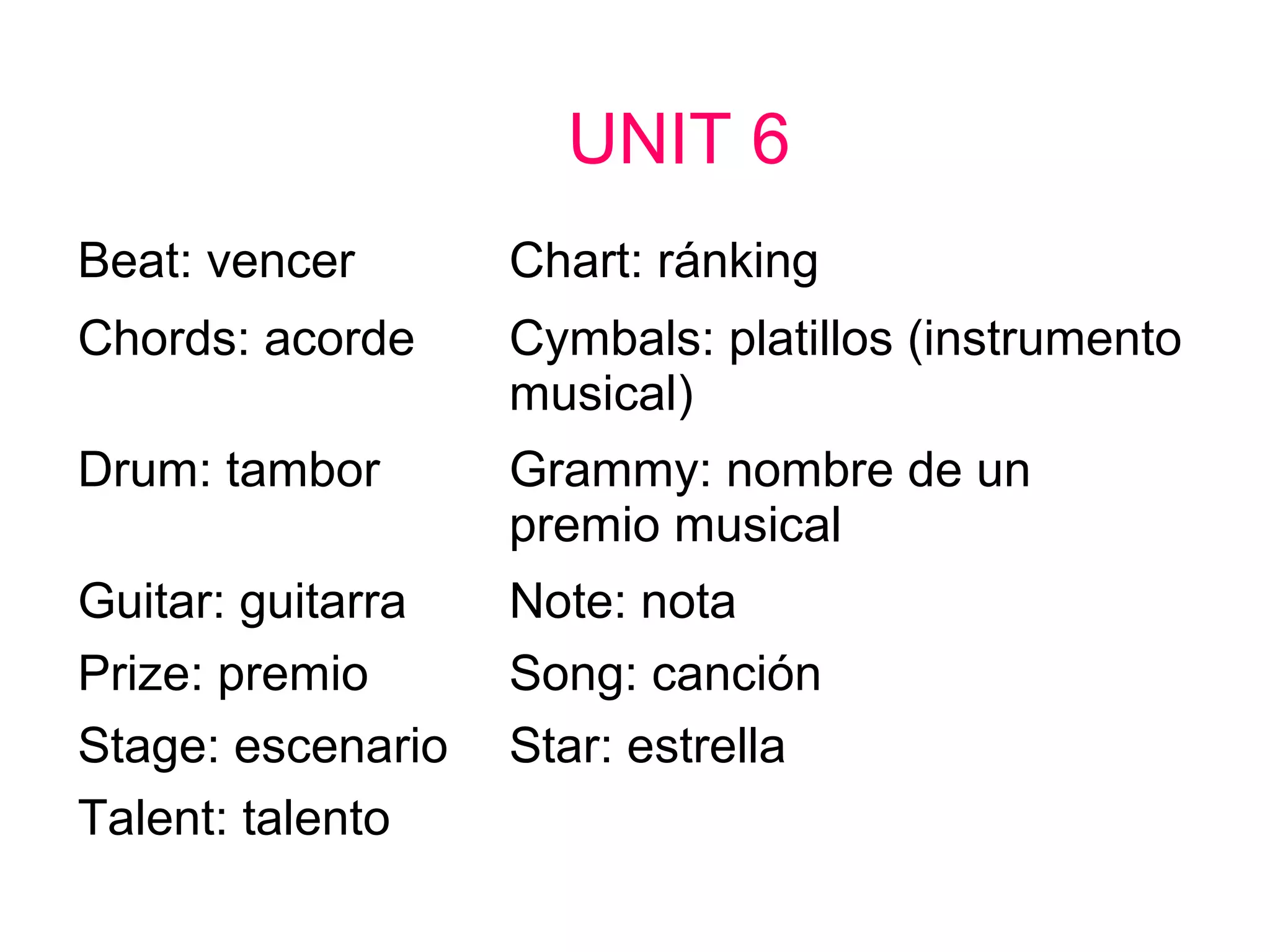 Vocabulary 6th grade Unit 6 Lesson 2 | PPT